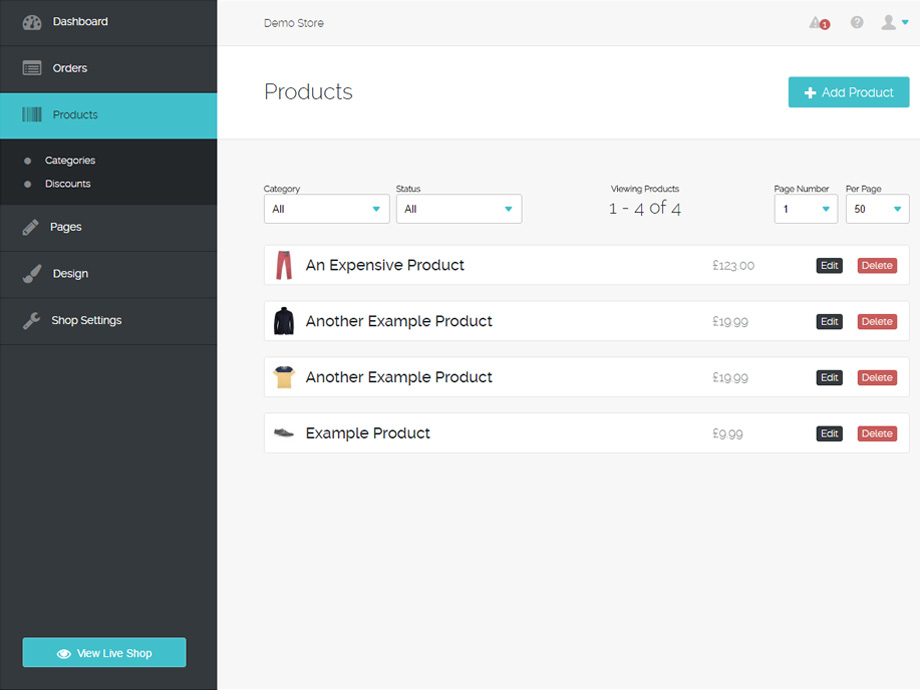 Simpleshop - The Simple Ecommerce Web Design Tool and Shop Builder